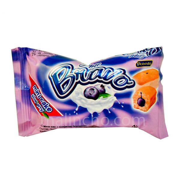 Mini Cake Bar Bravo Blueberry 30g