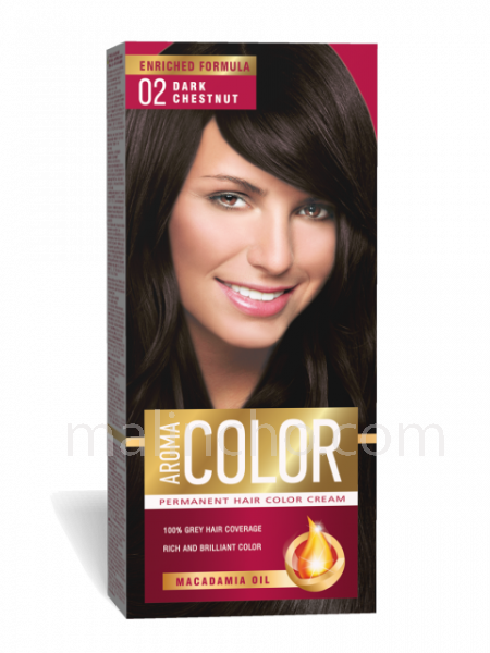 Aroma Hair Dye #02 Dark Chestnut 45ml